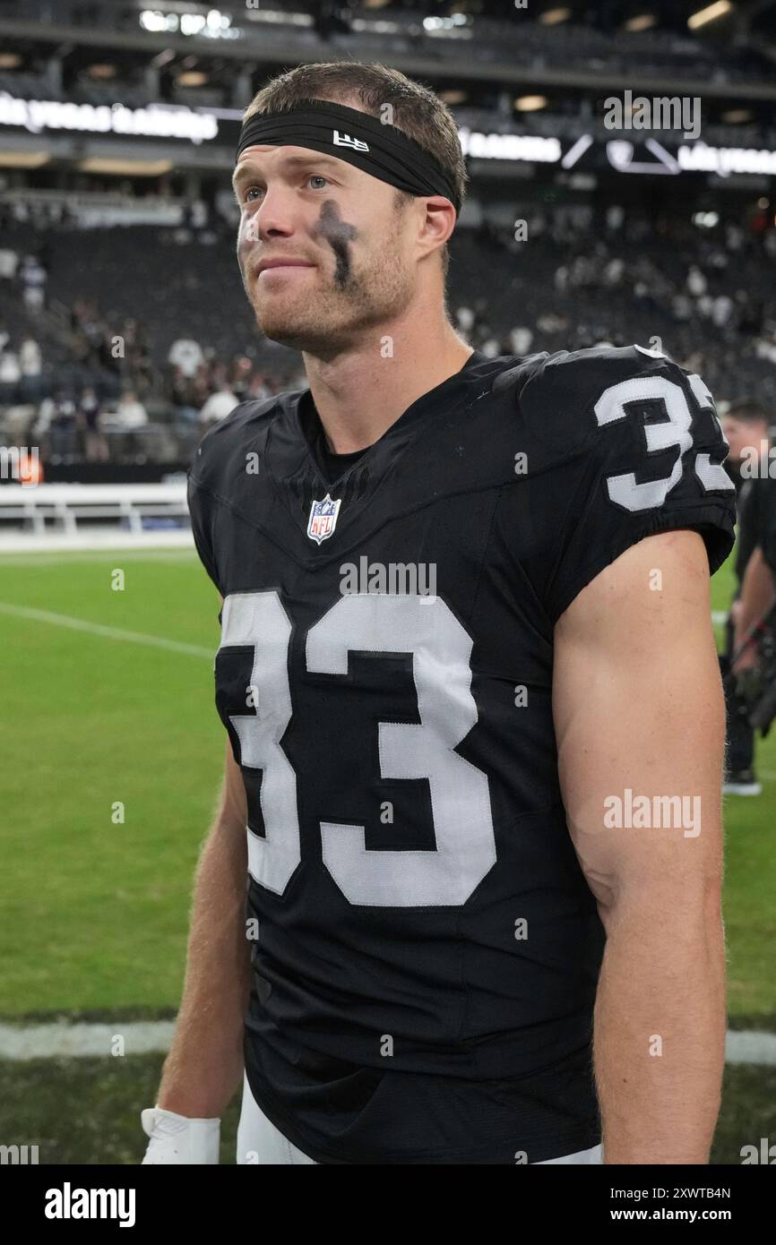 Las Vegas Raiders wide receiver Alex Bachman (33) during the first half ...
