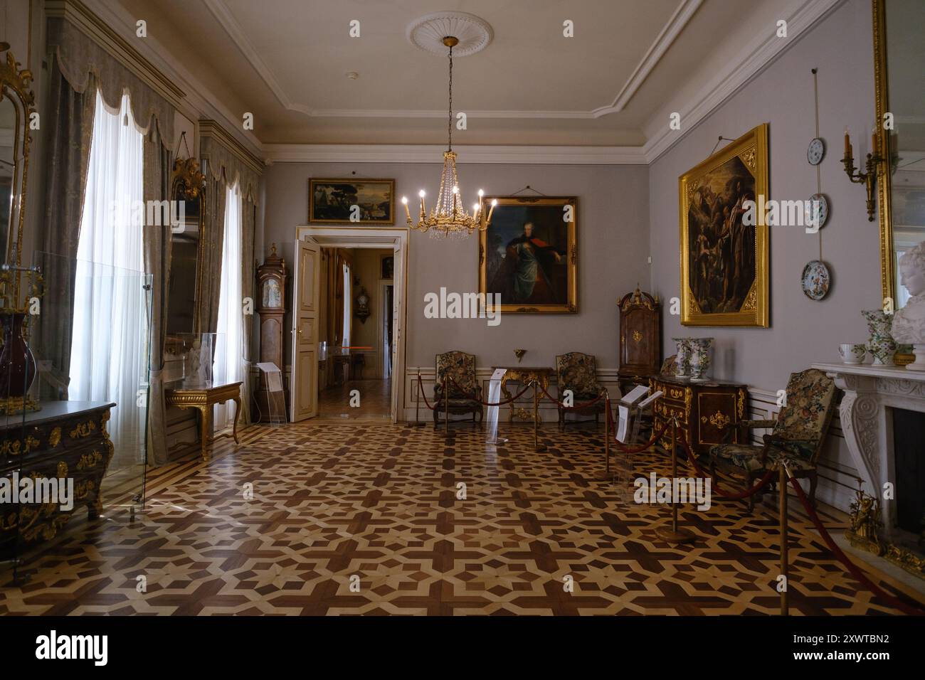 view of Wilanow palace and it is one of the most impressive and ...