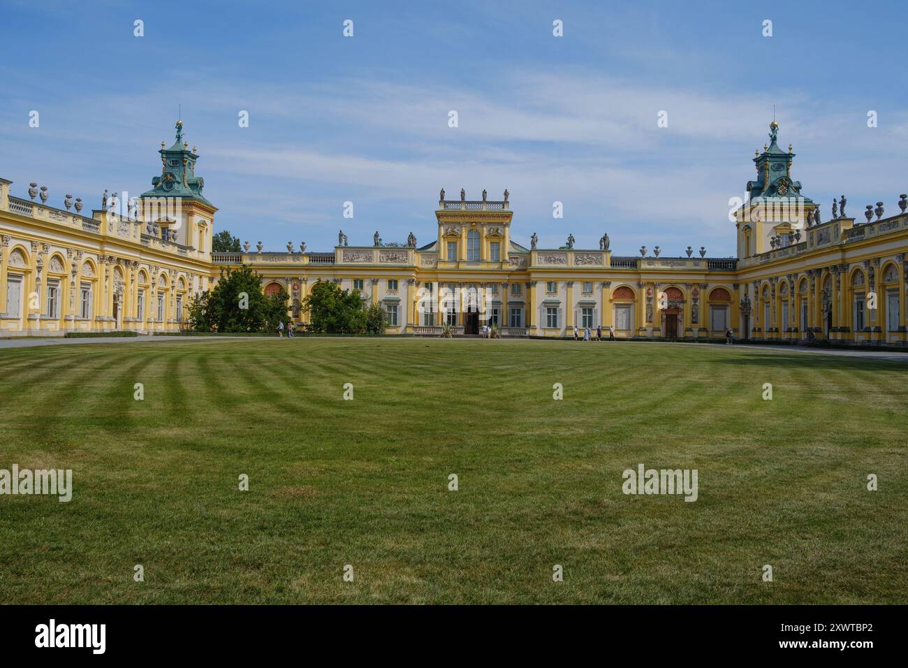view of Wilanow palace and it is one of the most impressive and ...