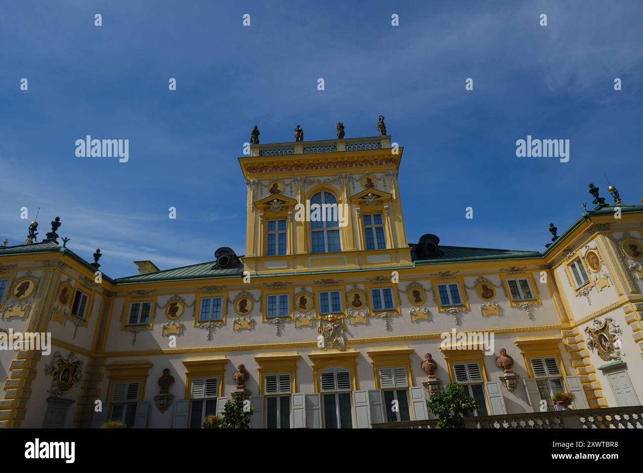 view of Wilanow palace and it is one of the most impressive and ...
