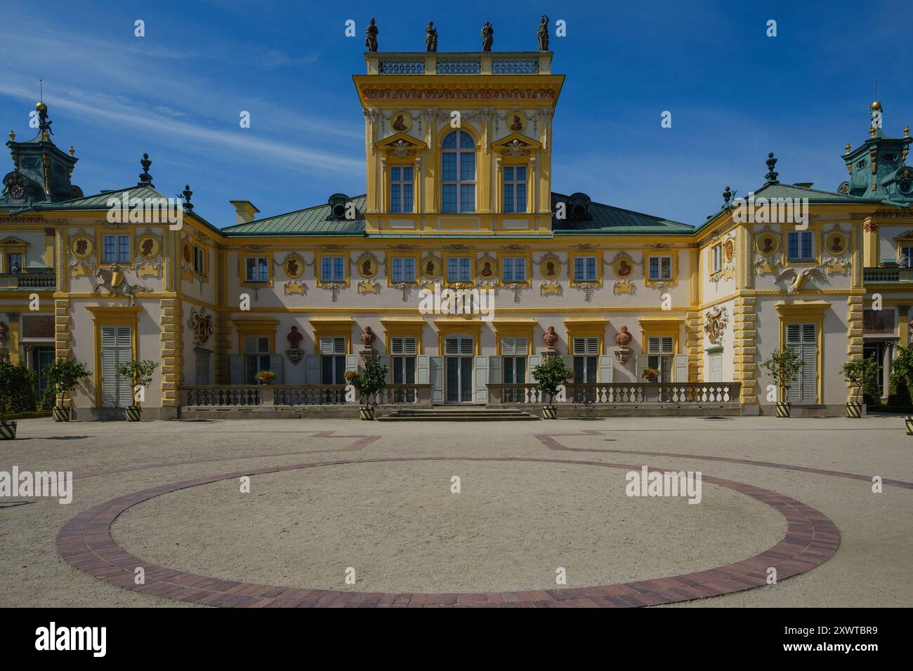 view of Wilanow palace and it is one of the most impressive and ...