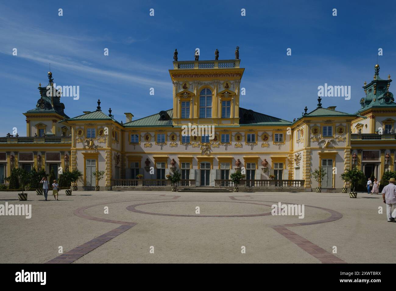 view of Wilanow palace and it is one of the most impressive and ...
