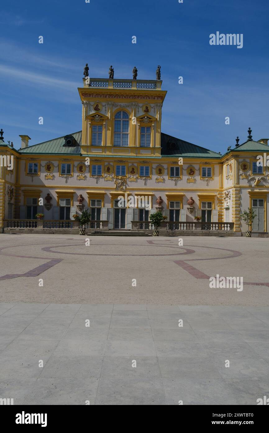 view of Wilanow palace and it is one of the most impressive and ...