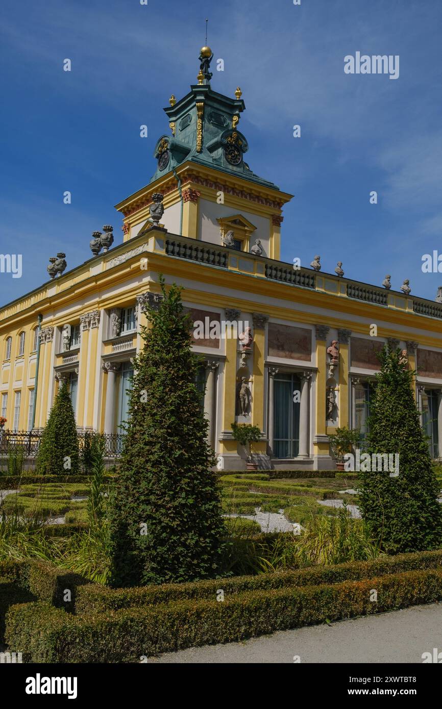 view of Wilanow palace and it is one of the most impressive and ...