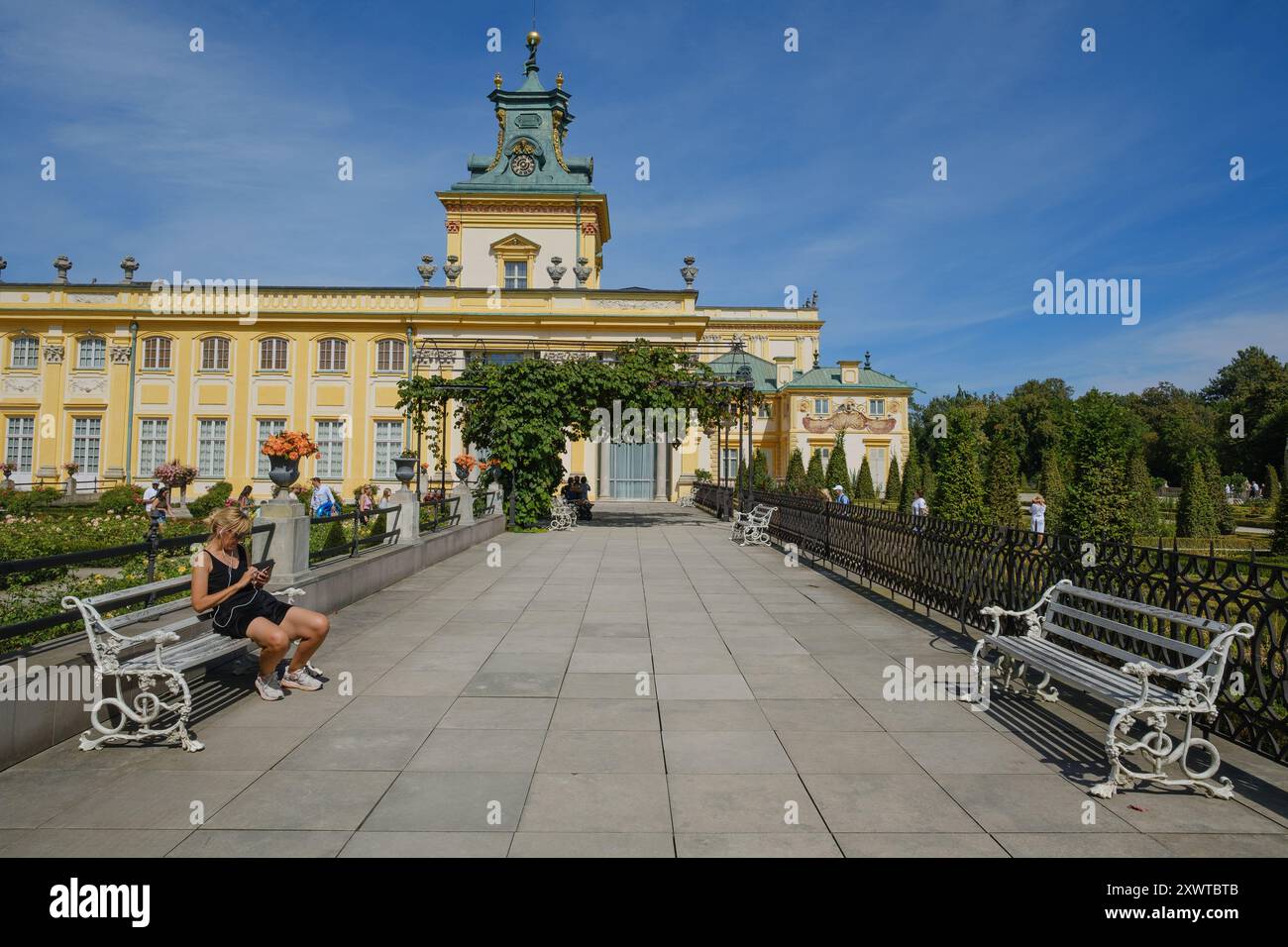 view of Wilanow palace and it is one of the most impressive and ...