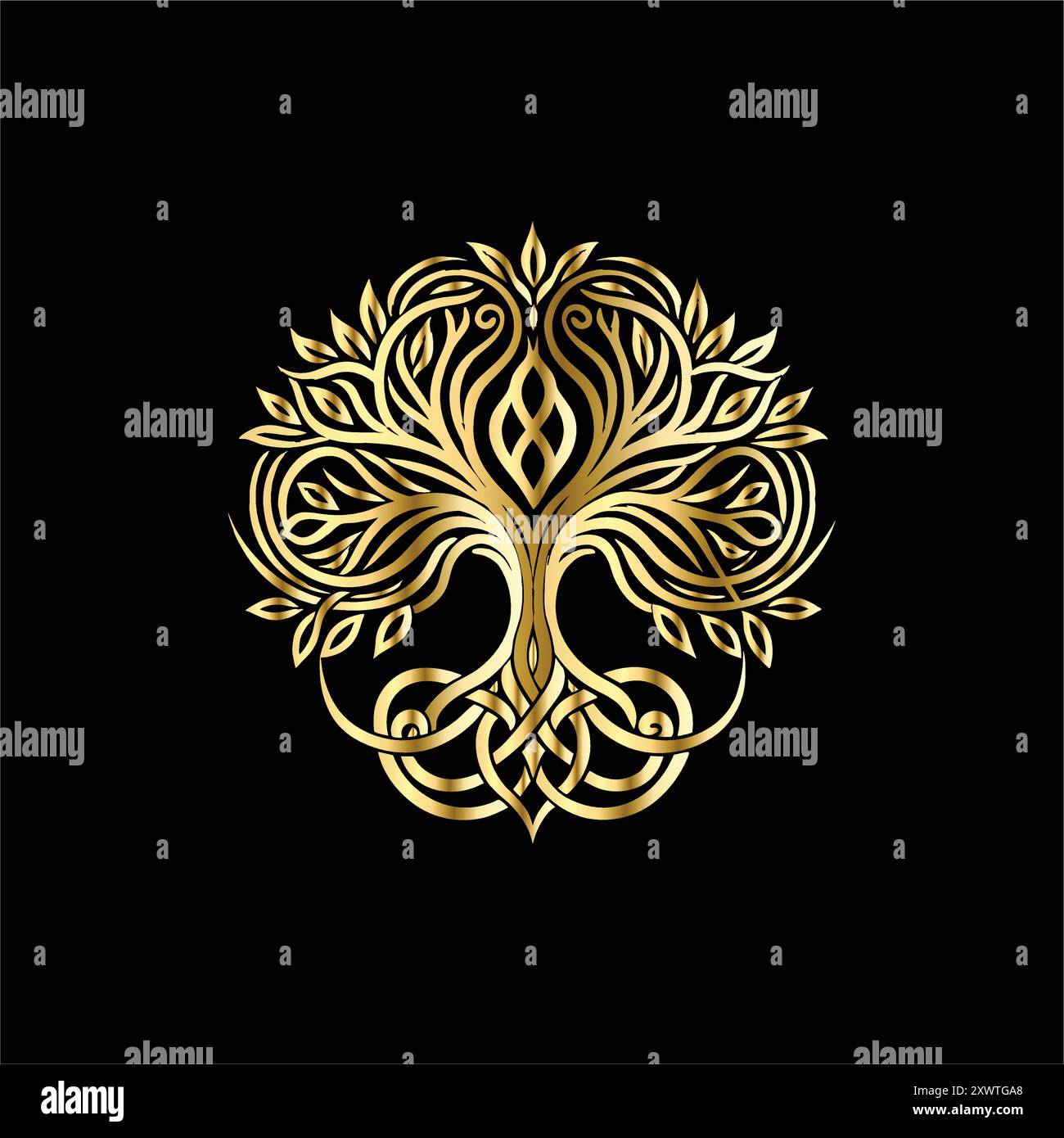 Oak tree product Stock Vector Images - Alamy