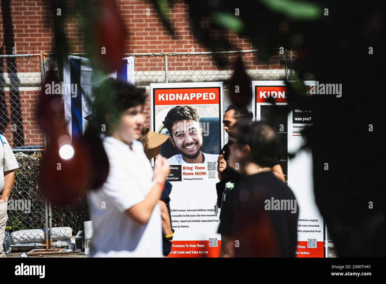 Chicago, Illinois, USA. 20th Aug, 2024. Visitors attend the Israeli American Council ""˜Hostage ...