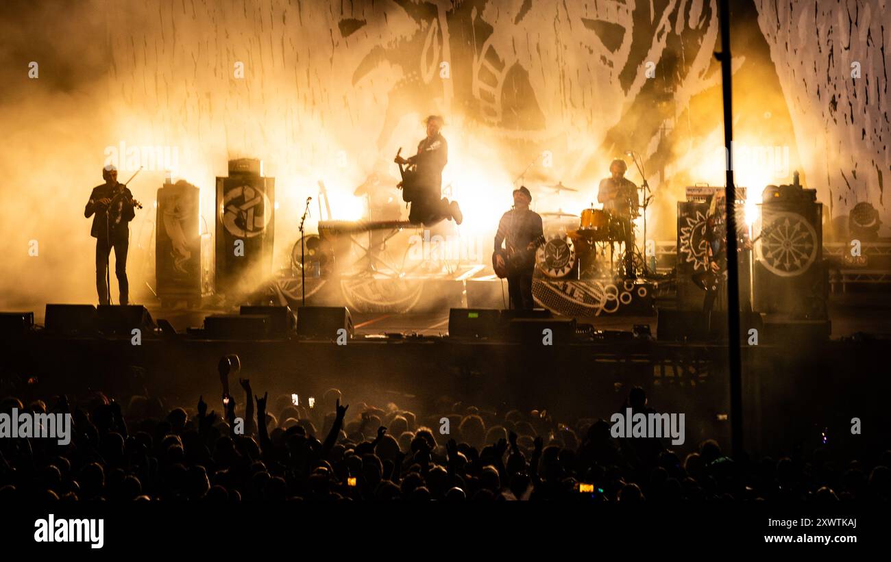 Levellers at Beautiful Days Festival 2024 Stock Photo - Alamy