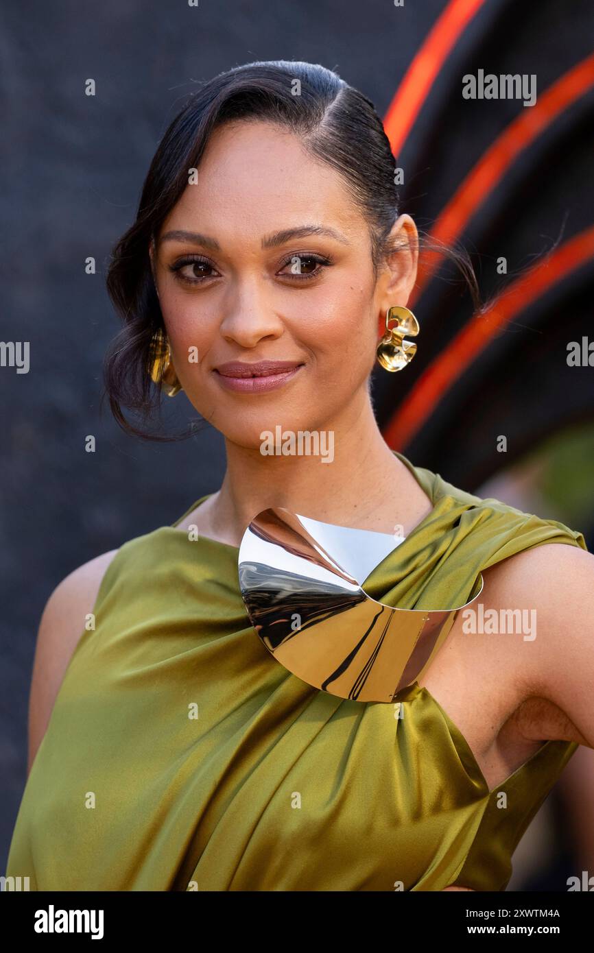 Cynthia Addai-Robinson poses for photographers upon arrival at the ...