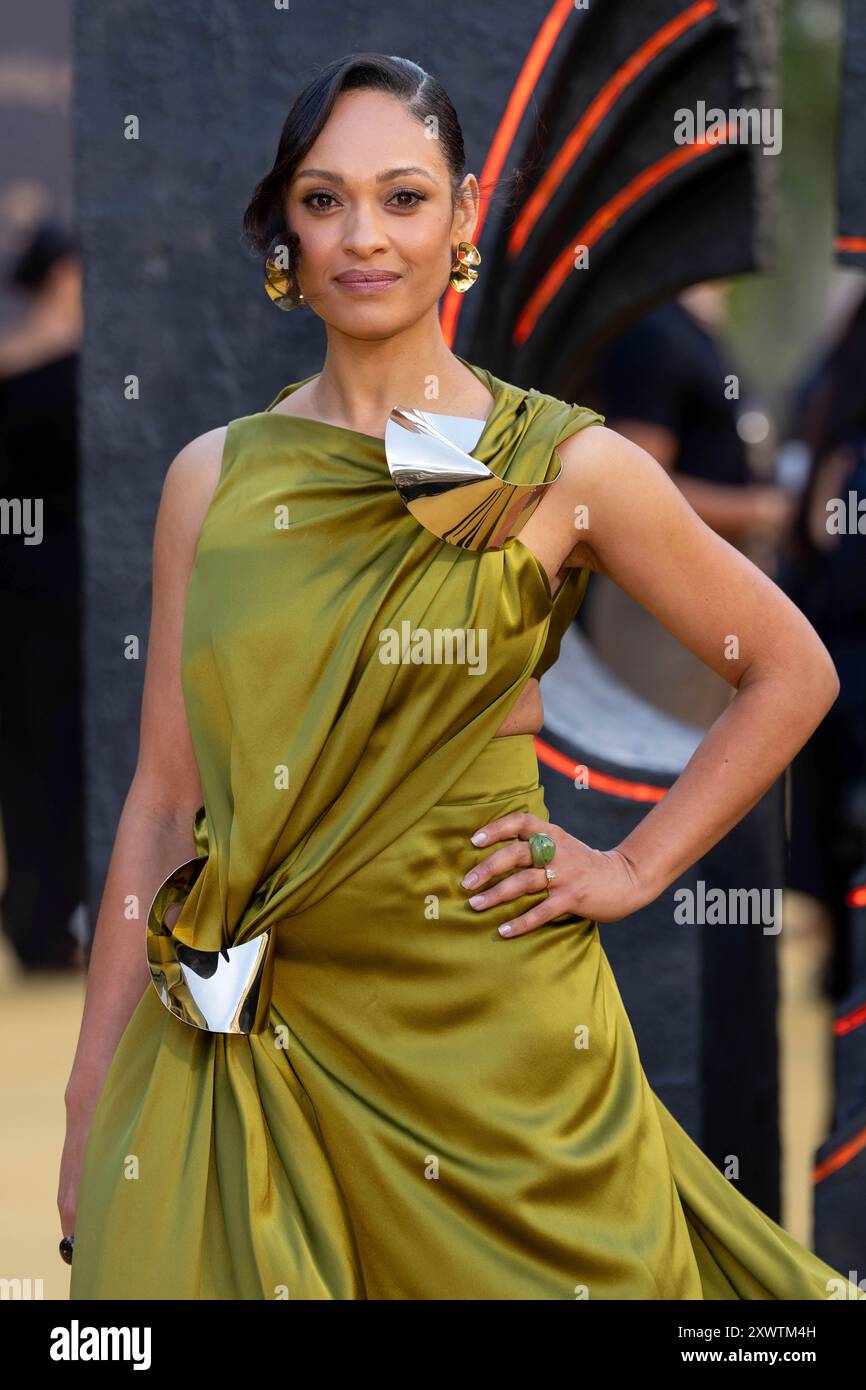Cynthia Addai-Robinson poses for photographers upon arrival at the ...