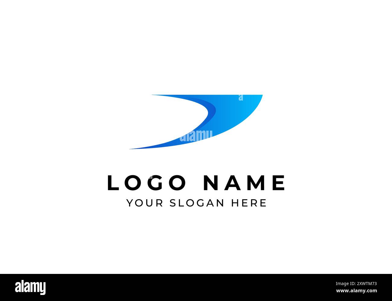 Logo Abstract Bird and Arrow, Logo Stringray fly, Modern, Minimalist ...