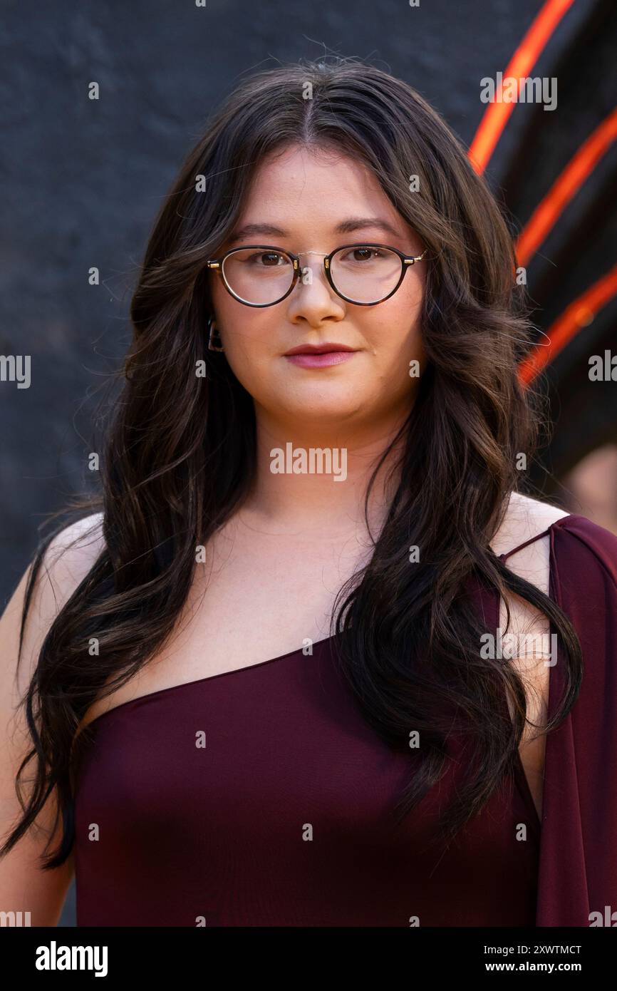 Megan Richards poses for photographers upon arrival at the World ...