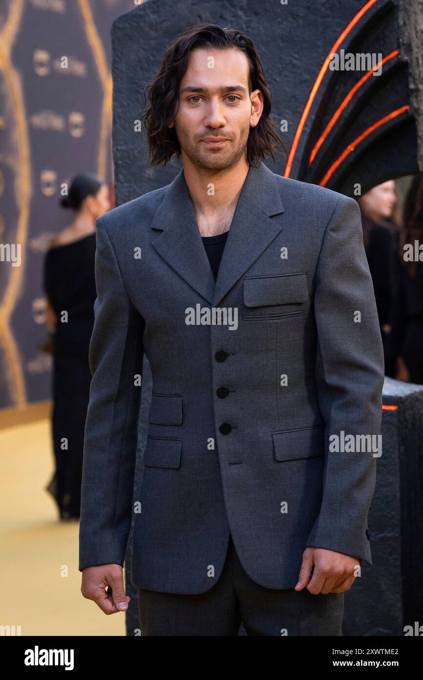 Maxim Baldry poses for photographers upon arrival at the World Premiere ...