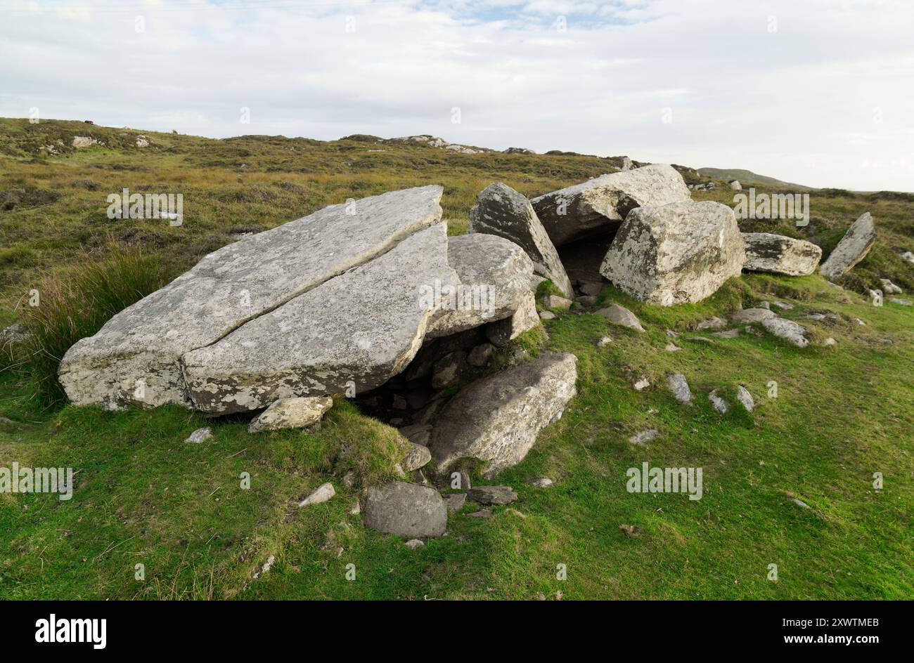 Moorneen megalithic chambered tomb burial chamber dolmen also known as ...