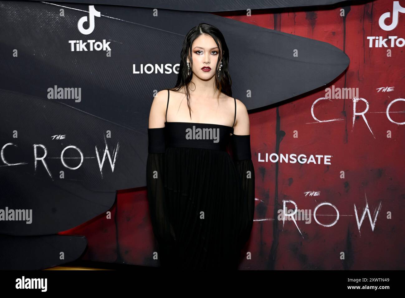 Isabella Wei attends "The Crow" world premiere at the Village East by ...