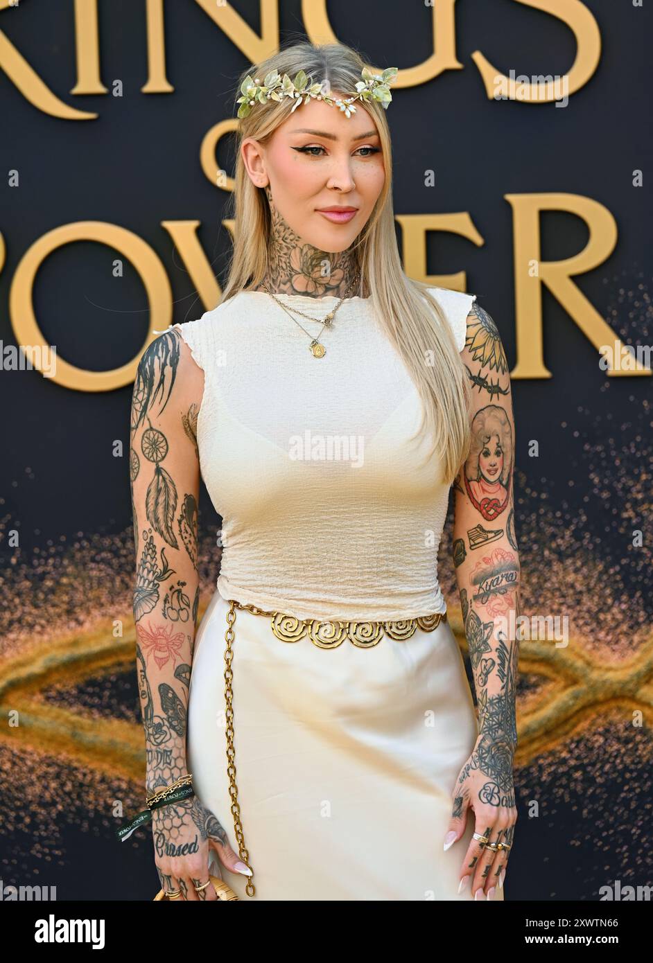 LONDON, UK. 20th Aug, 2024. Jessie Maya aka Jessie Bosch attends the ...
