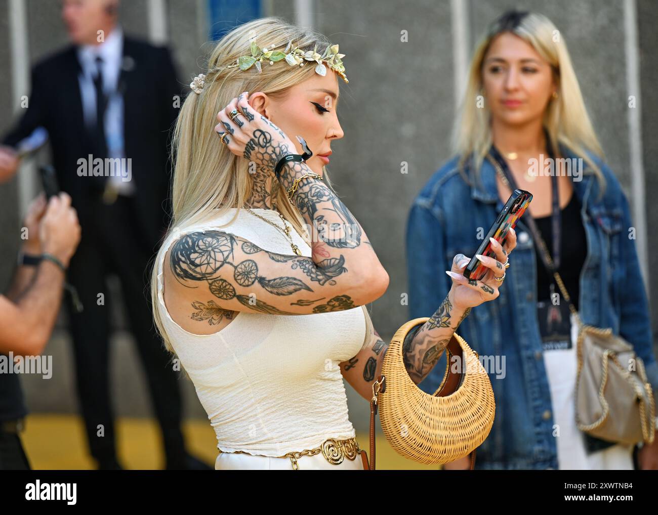 LONDON, UK. 20th Aug, 2024. Jessie Maya aka Jessie Bosch attends the ...