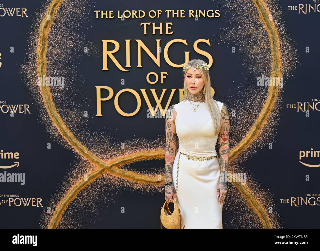 LONDON, UK. 20th Aug, 2024. Jessie Maya aka Jessie Bosch attends the ...