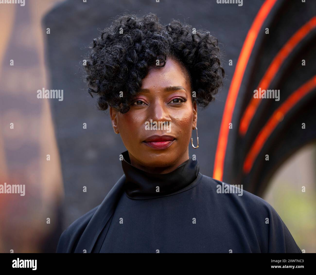 Tanya Moodie poses for photographers upon arrival at the World Premiere ...
