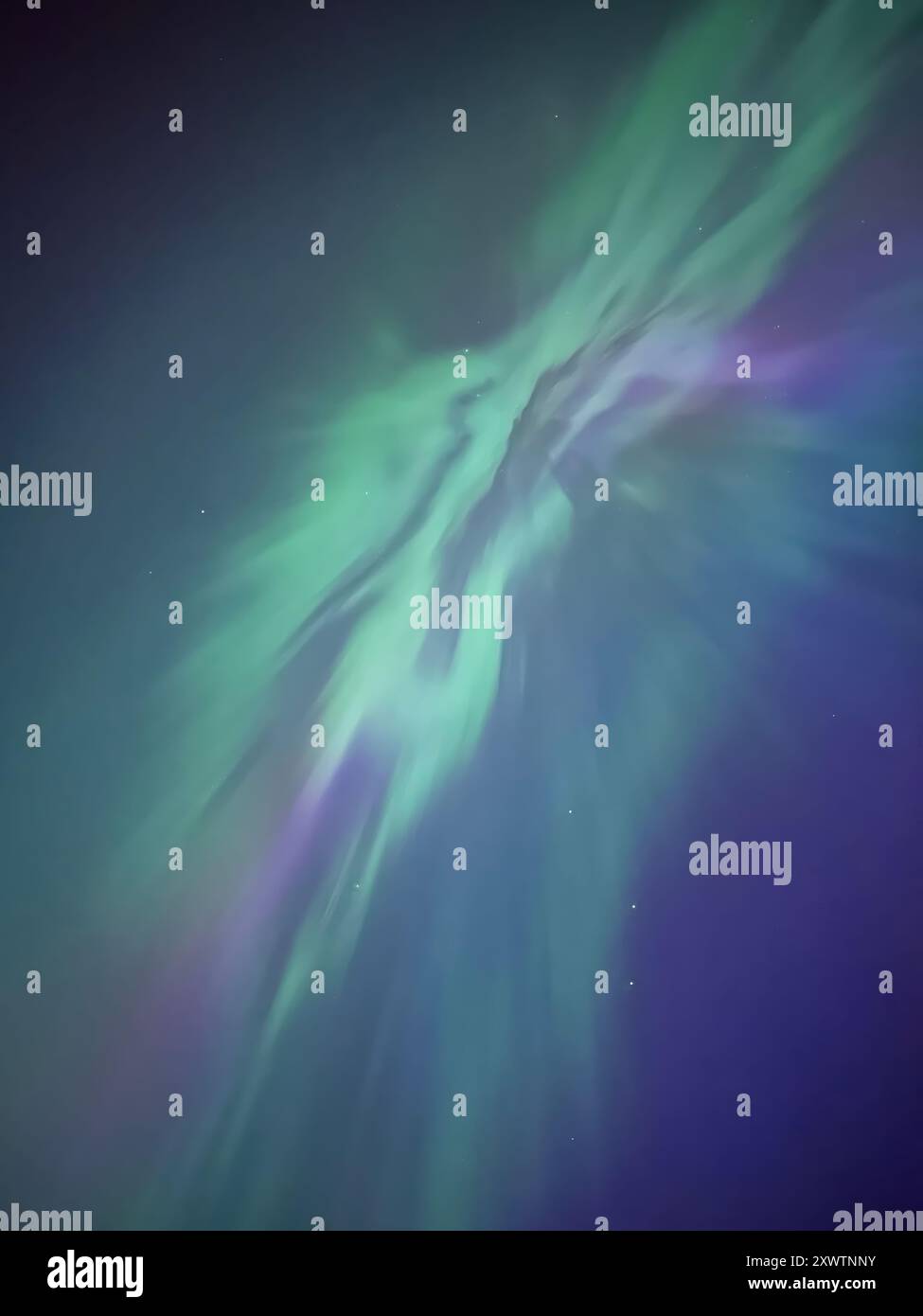 Northern Lights over the Isle of Man Stock Photo - Alamy
