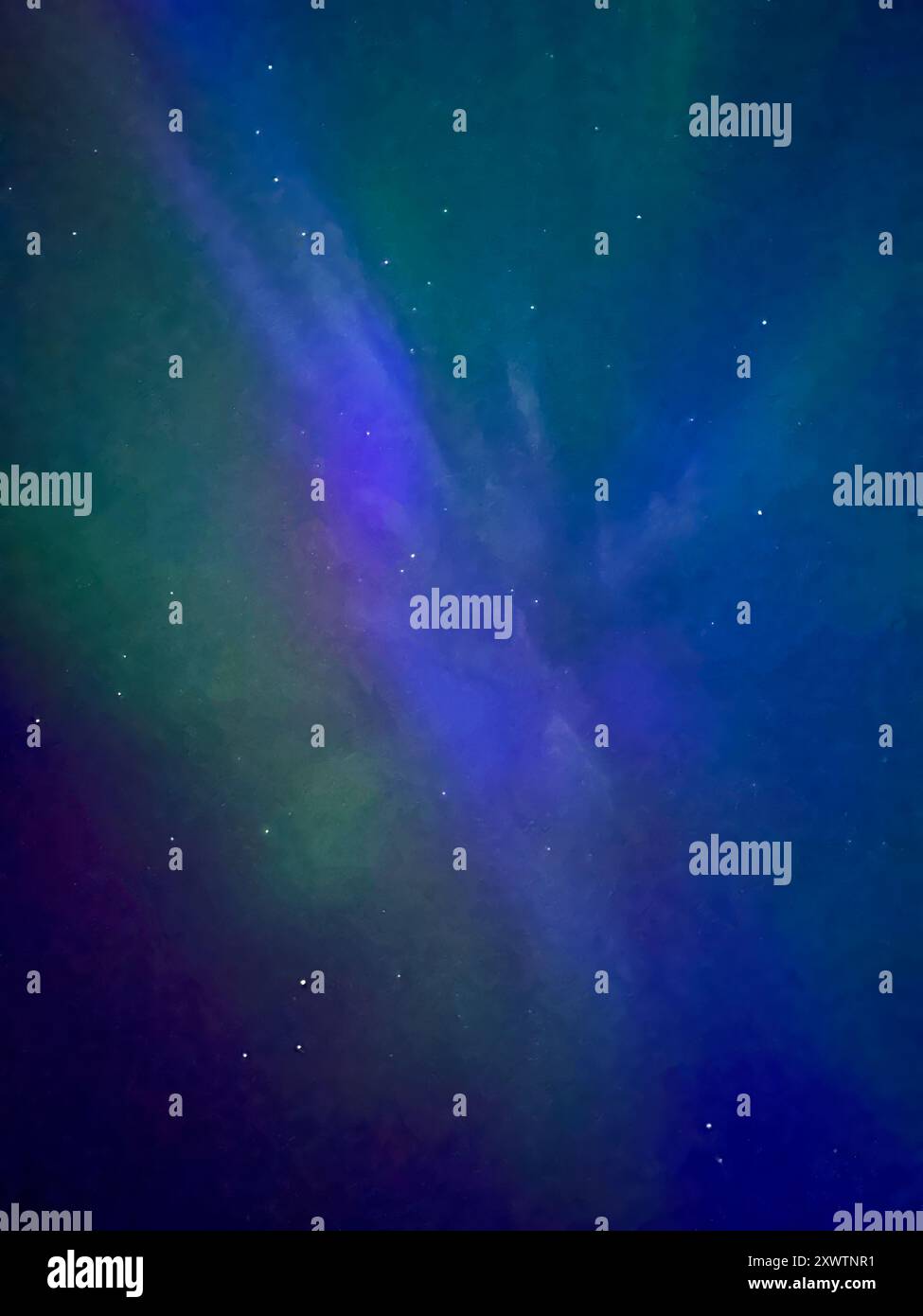 Northern Lights over the Isle of Man Stock Photo - Alamy
