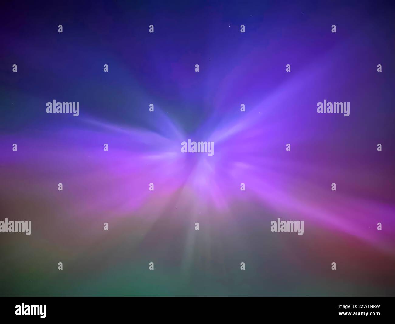 Northern Lights over the Isle of Man Stock Photo - Alamy