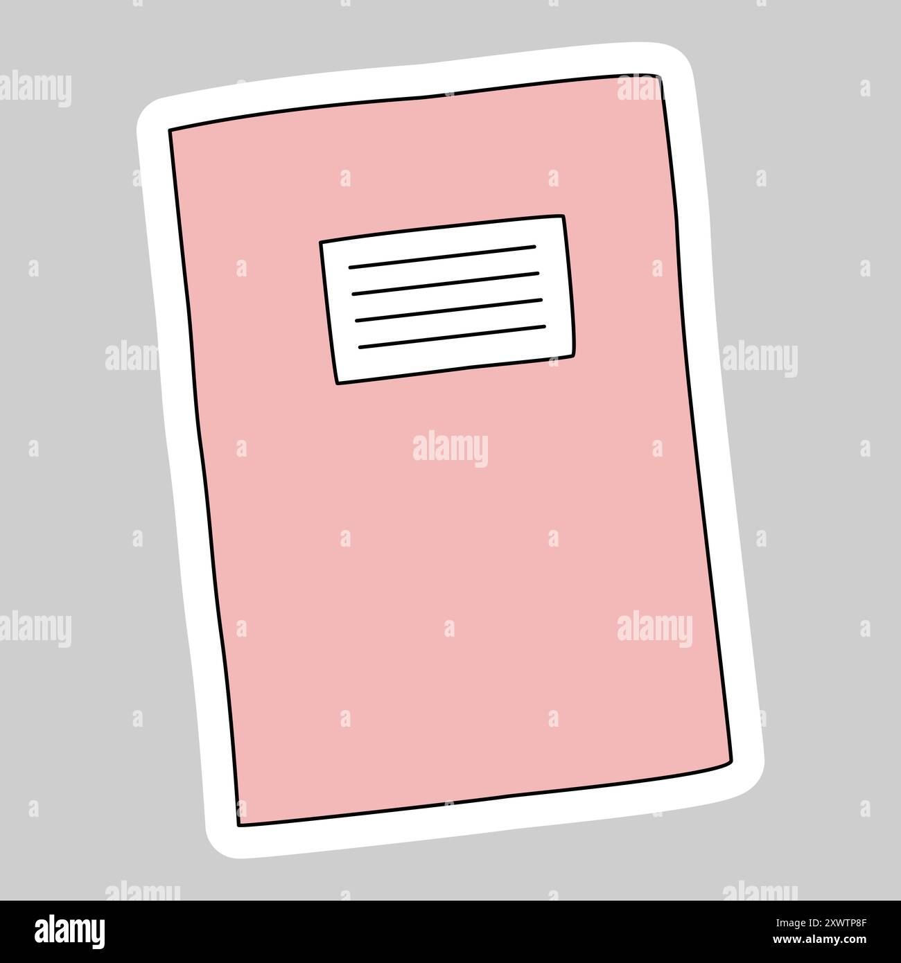 School exercise book cover hi-res stock photography and images - Alamy