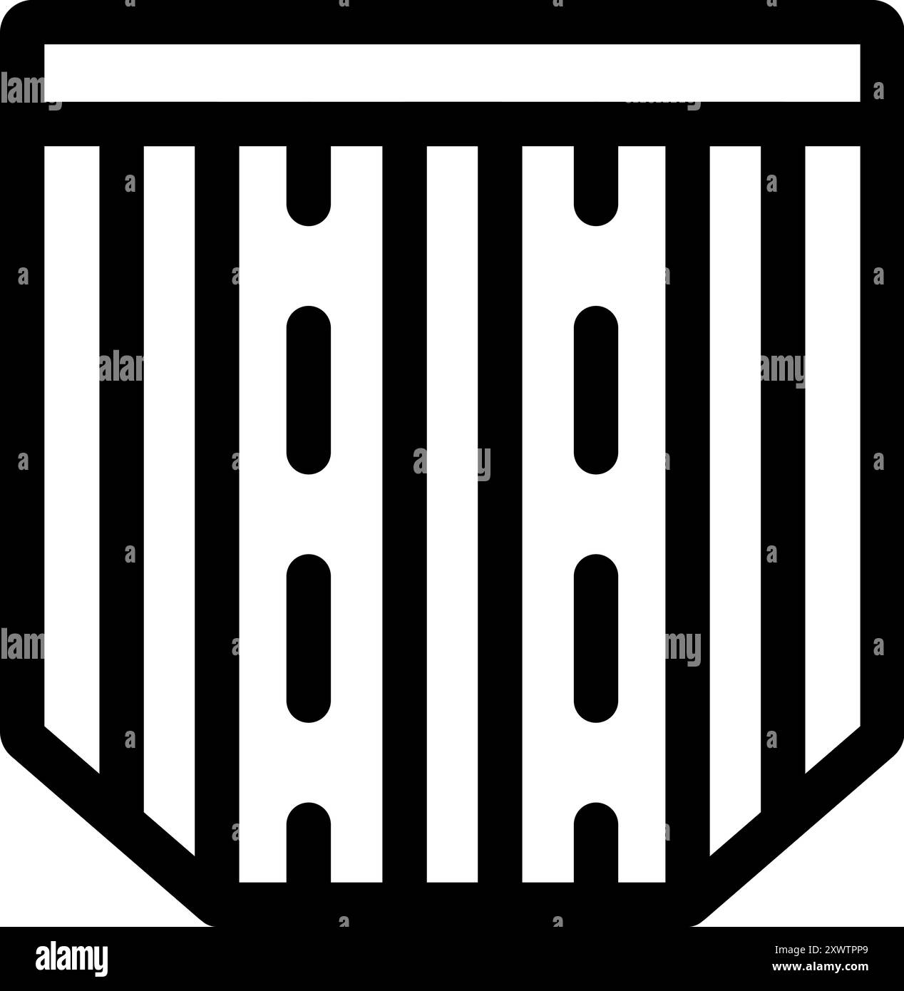 Simple linear icon representing a highway road leading to a city with ...
