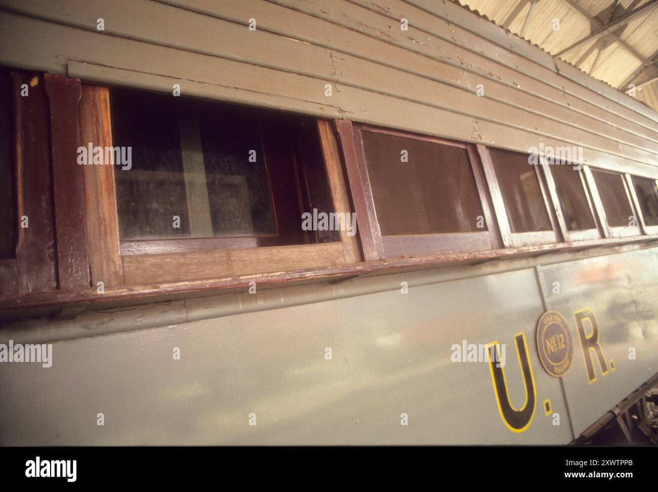 Window broken where Charles Henry Ryall was killed taken out by a lion ...