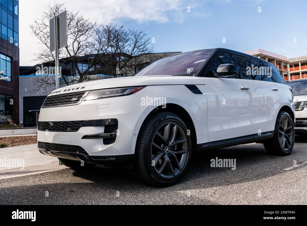 New York City, USA - March 31, 2024: 2024 Land Rover Range Rover Sport ...