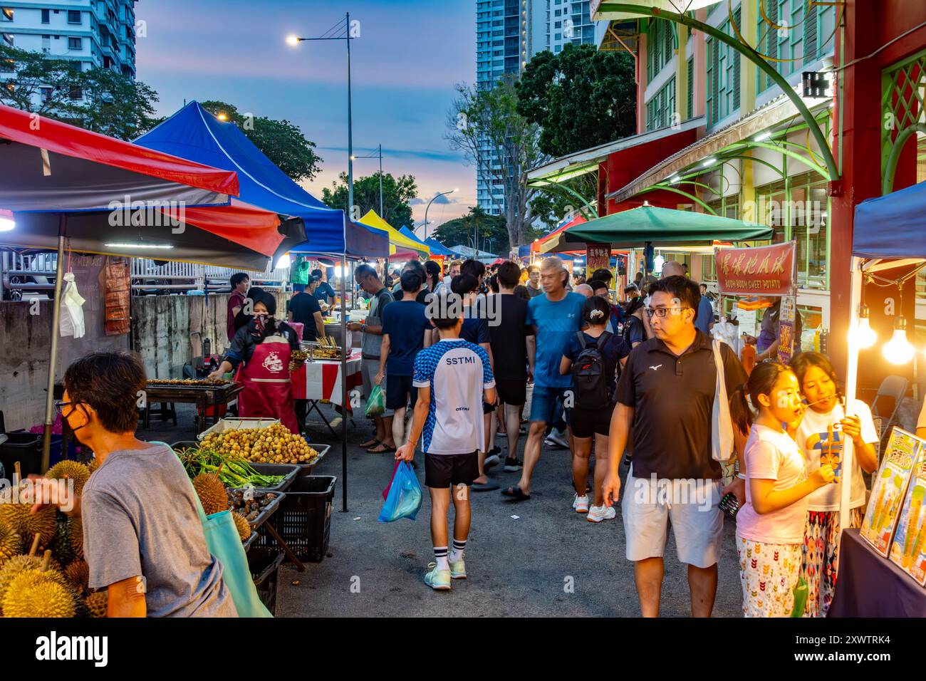 A street market selling primarily street food and drink at Market ...