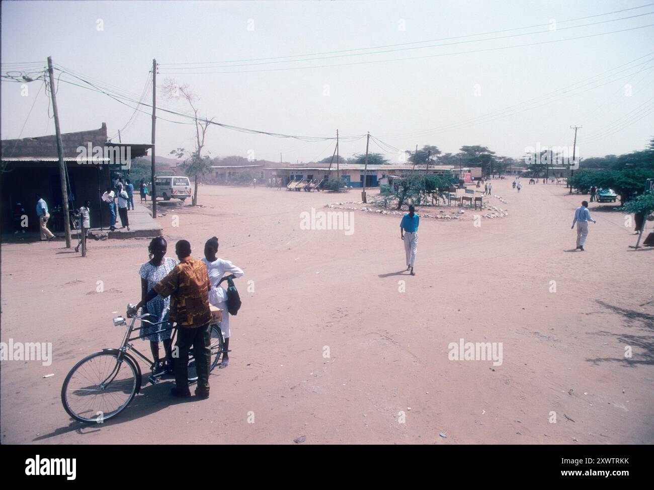 Street scene at Lodwar town, Northern Kenya Stock Photo - Alamy
