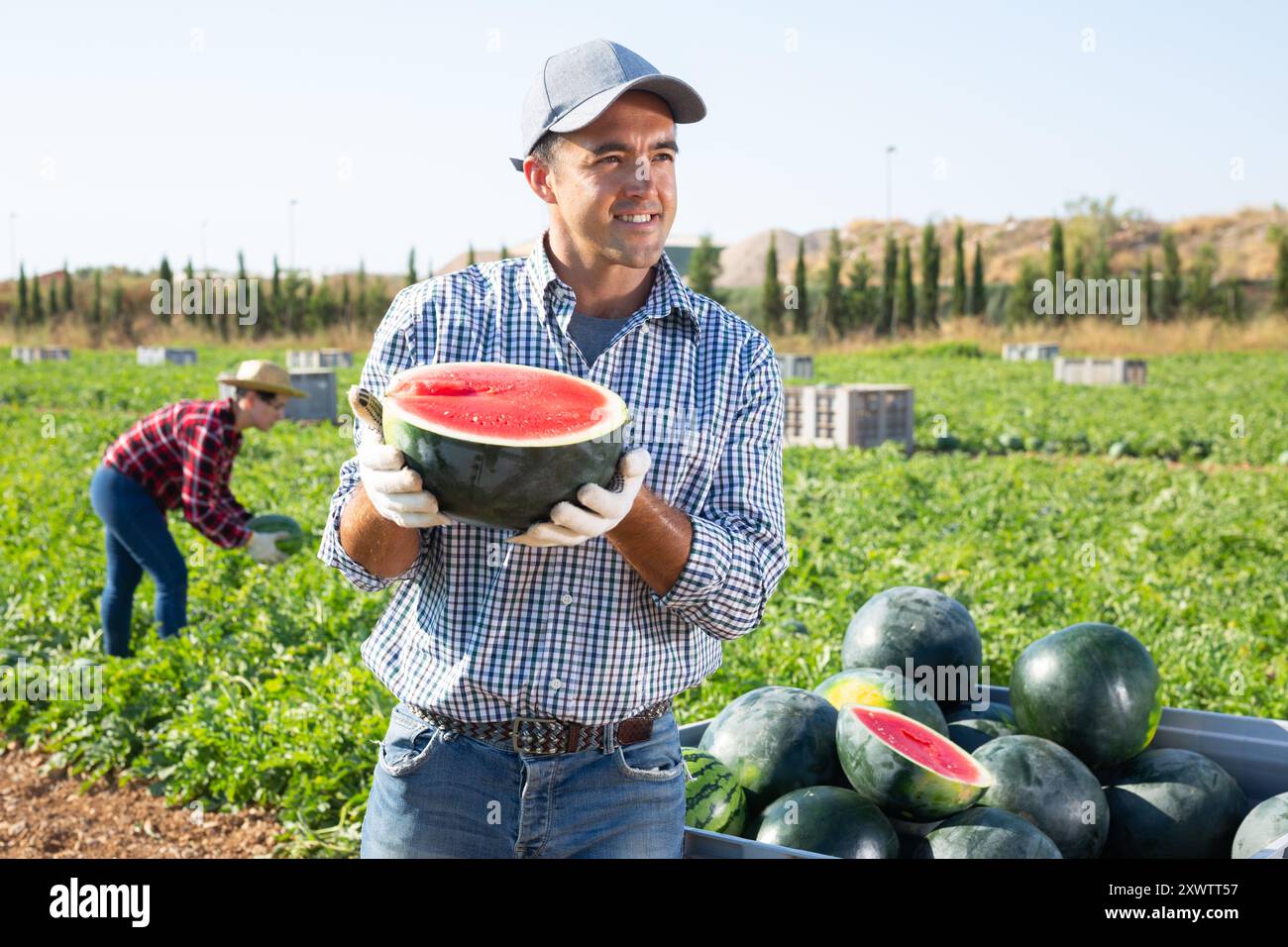 Proud with watermelons hi-res stock photography and images - Alamy