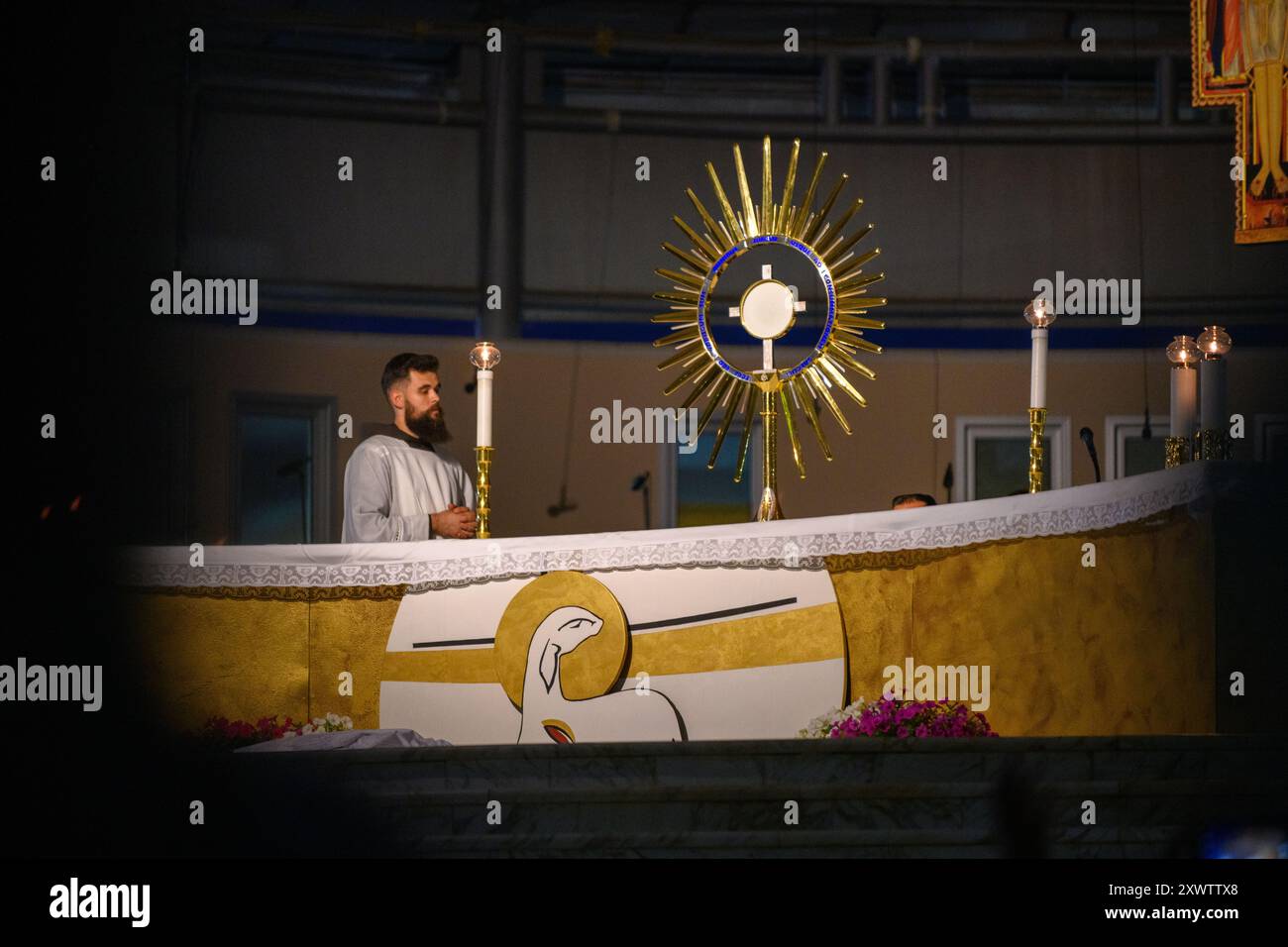 Adoration of Jesus Christ present in the Blessed Sacrament after the ...