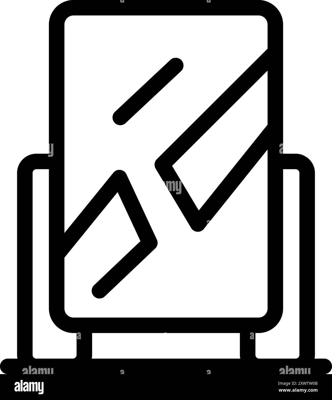 A shattered mirror Black and White Stock Photos & Images - Alamy