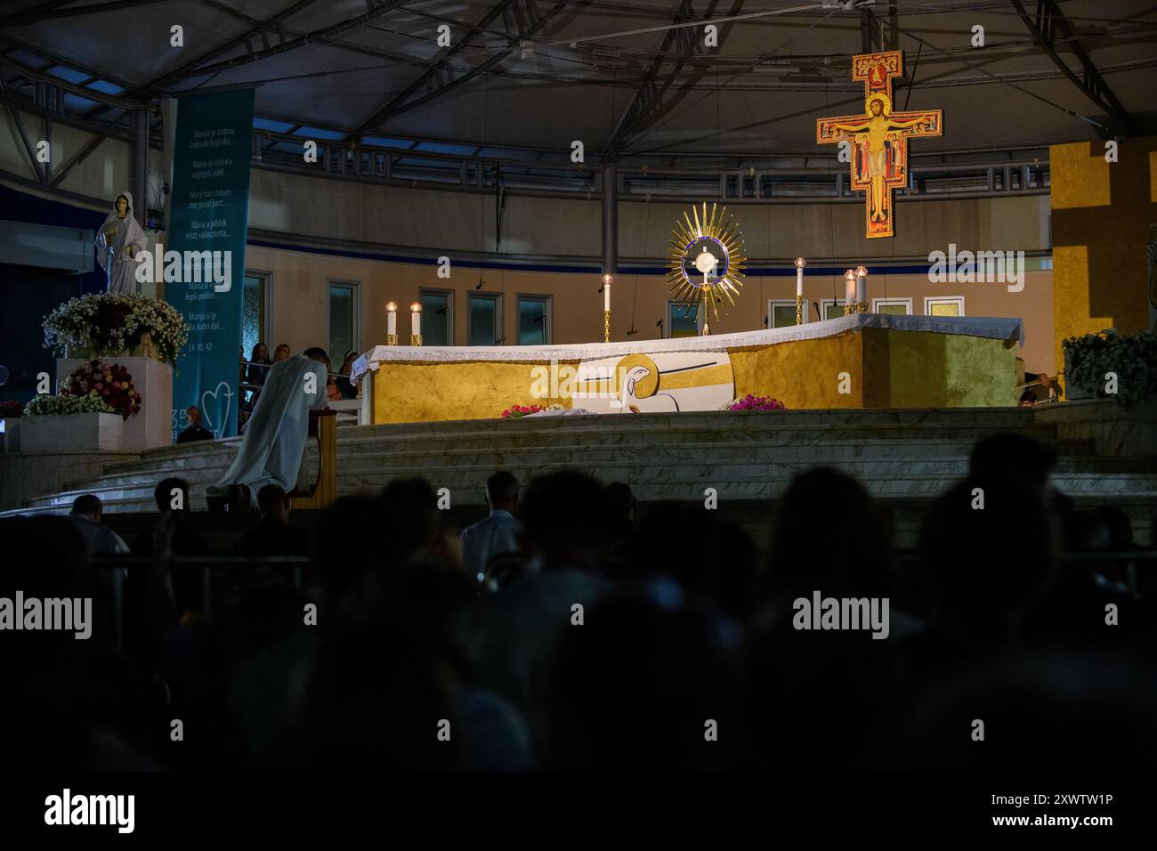 Adoration of Jesus Christ present in the Blessed Sacrament after the ...