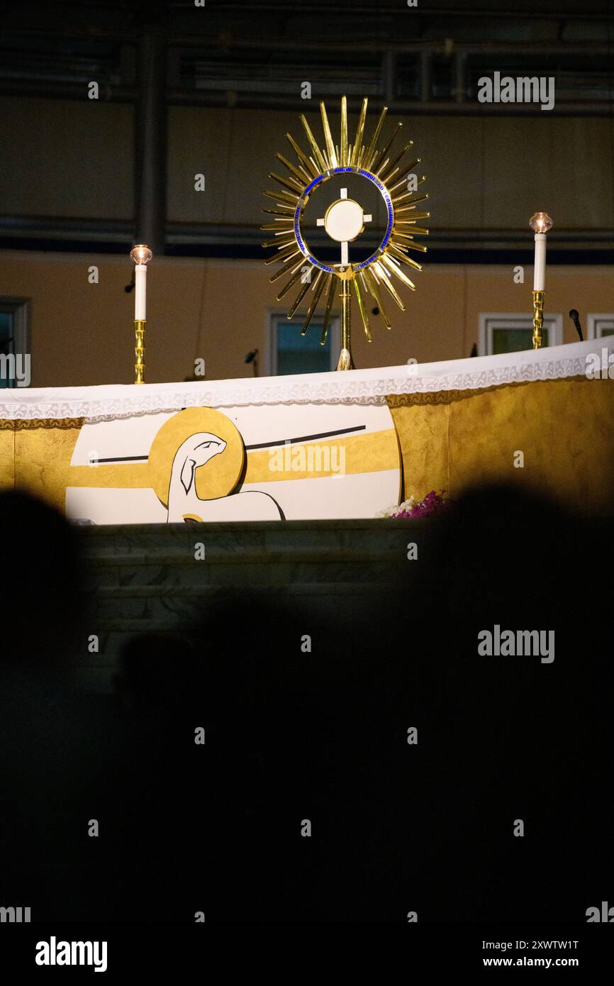 Adoration of Jesus Christ present in the Blessed Sacrament after the ...
