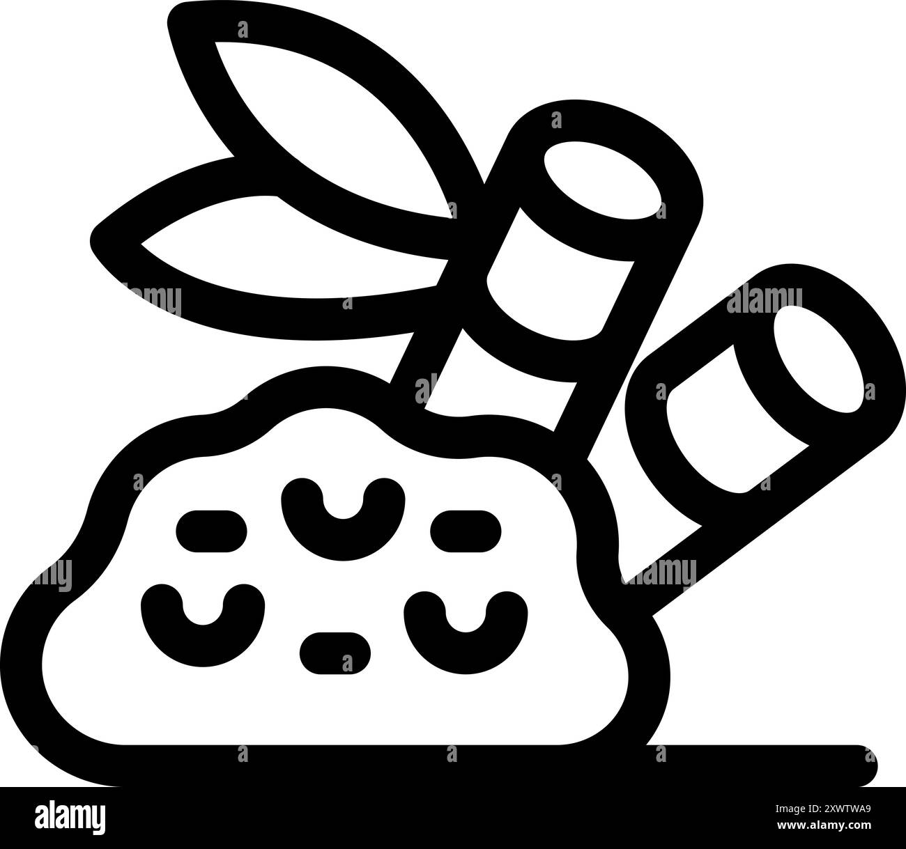 Sugar cane production illustration Stock Vector Images - Alamy