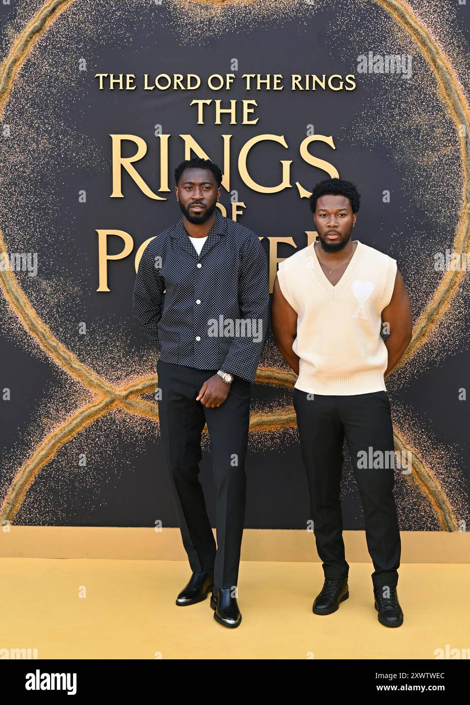 LONDON, UK. 20th Aug, 2024. Aaron Shosanya, Eric Shango attends the ...