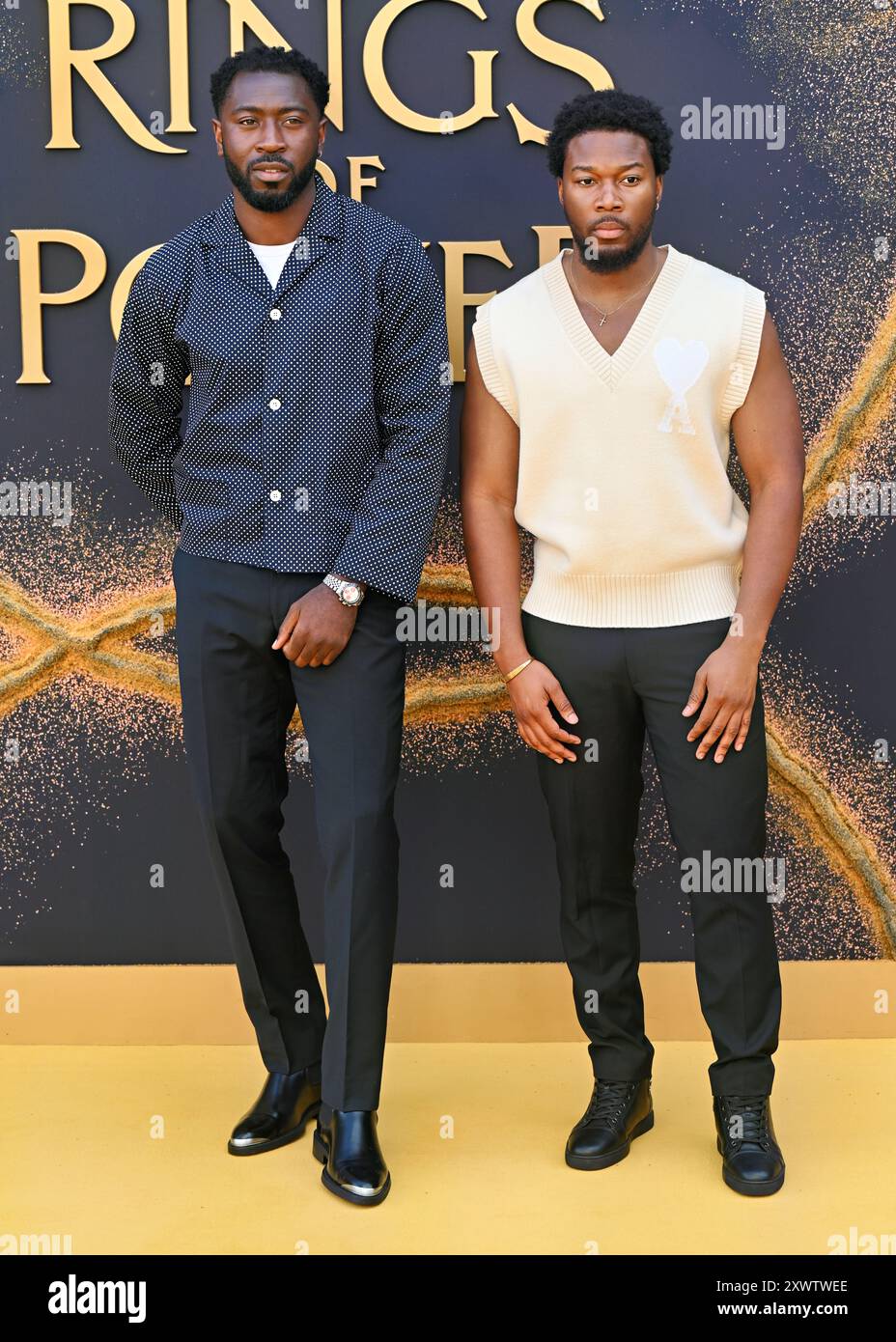 LONDON, UK. 20th Aug, 2024. Aaron Shosanya, Eric Shango attends the ...