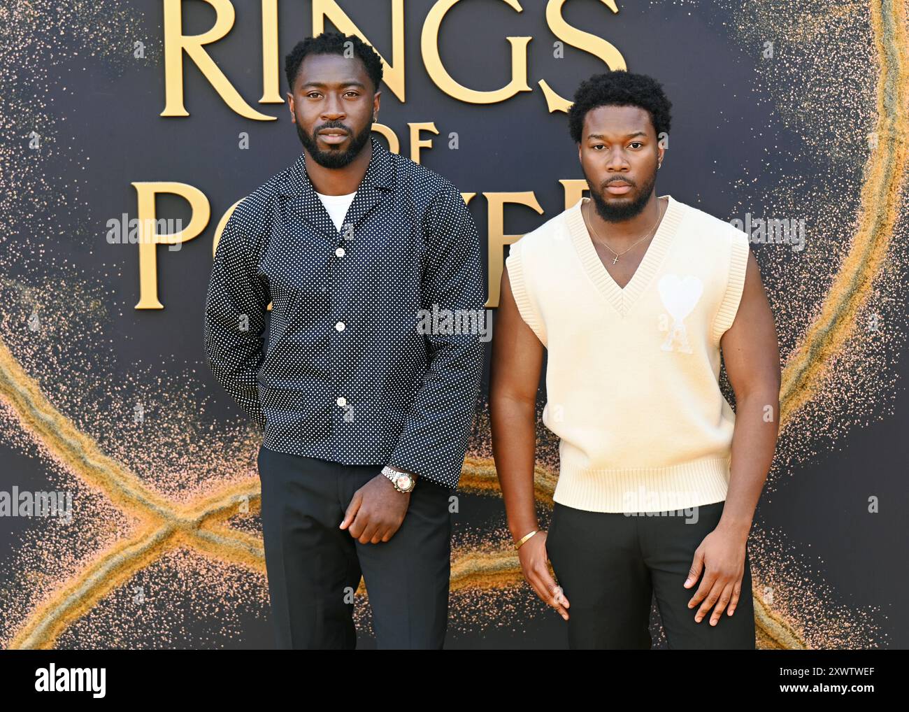 LONDON, UK. 20th Aug, 2024. Aaron Shosanya, Eric Shango attends the ...