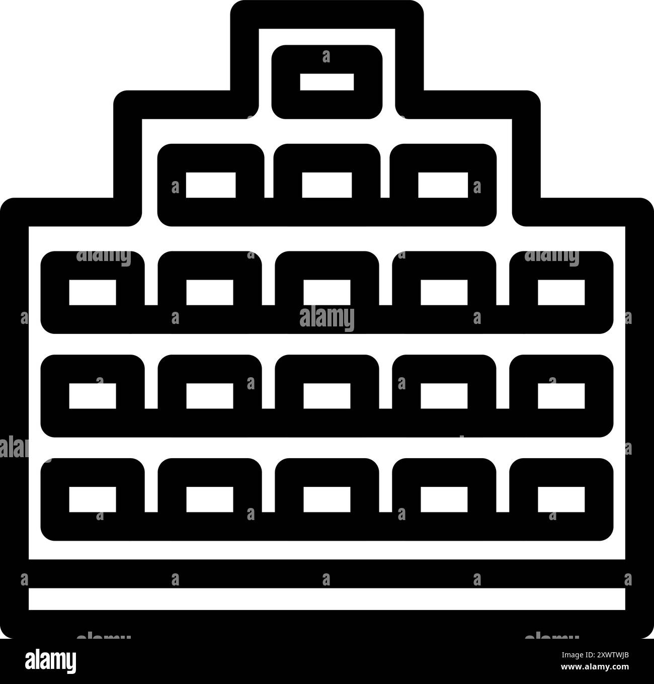 Commercial office glass window large Stock Vector Images - Alamy