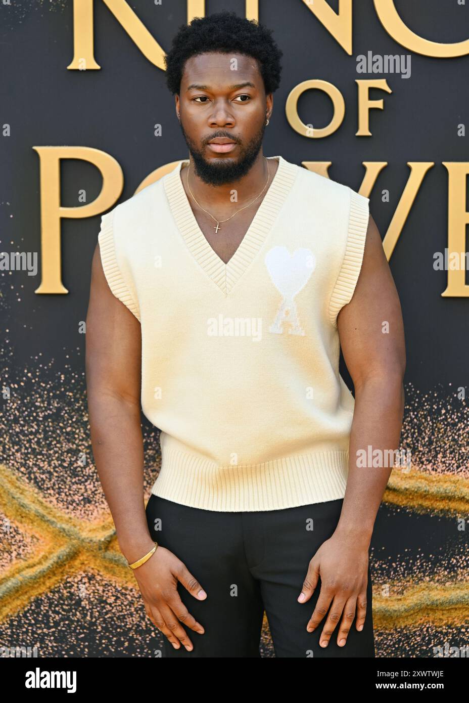 LONDON, UK. 20th Aug, 2024. Eric Shango attends the World premiere for ...