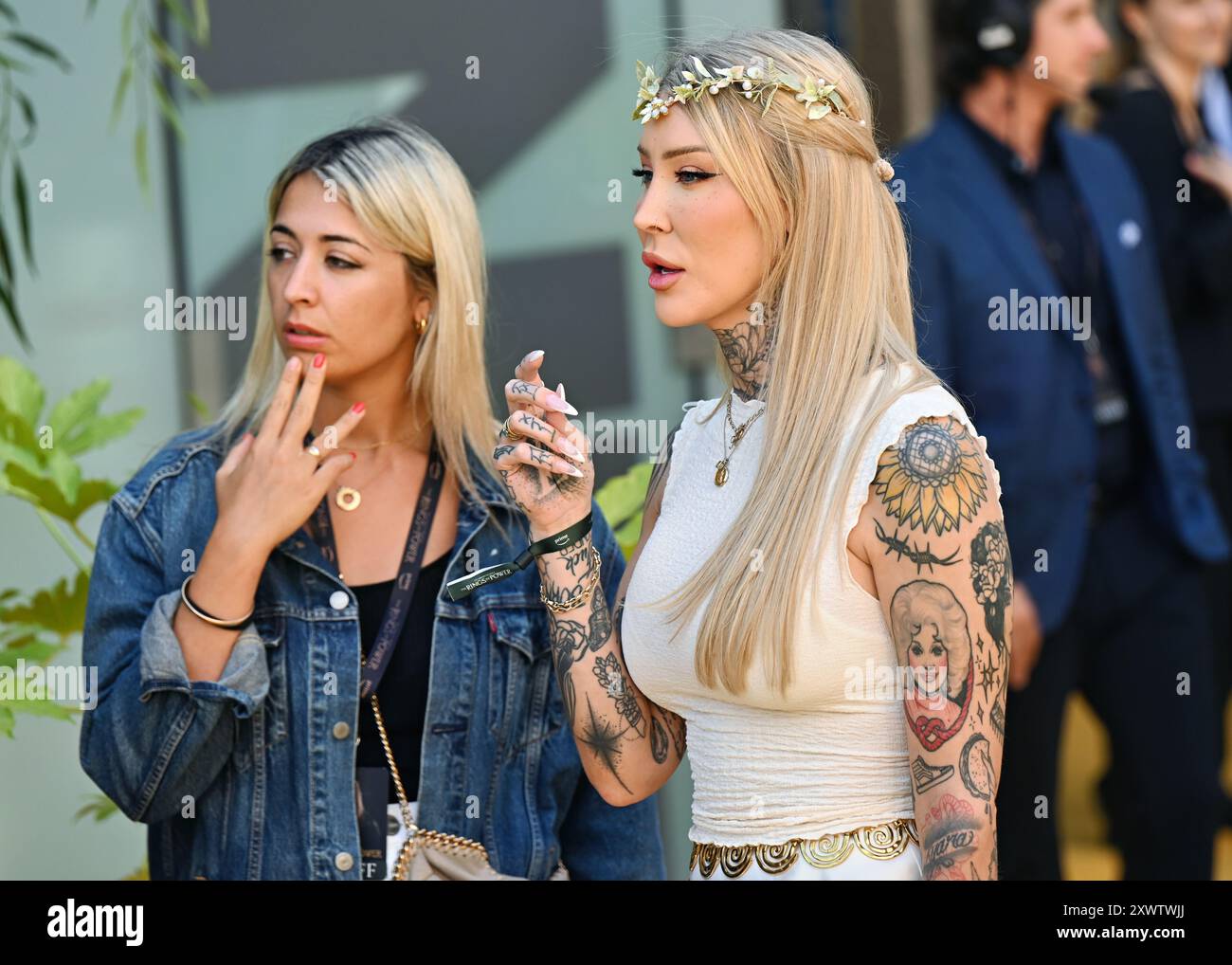LONDON, UK. 20th Aug, 2024. Jessie Maya attends the World premiere for ...