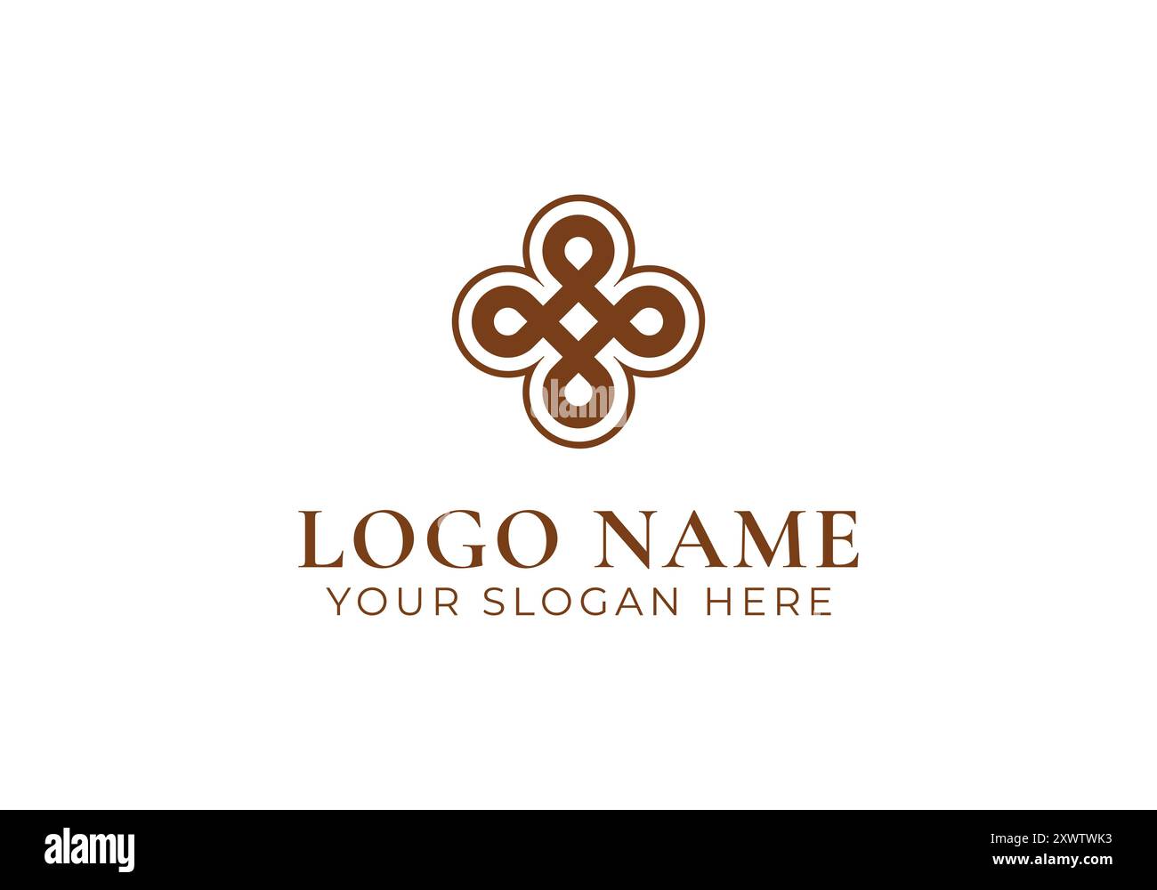 Logo O pattern loop. Logo modern, arabic, pattern. Editable file Stock ...