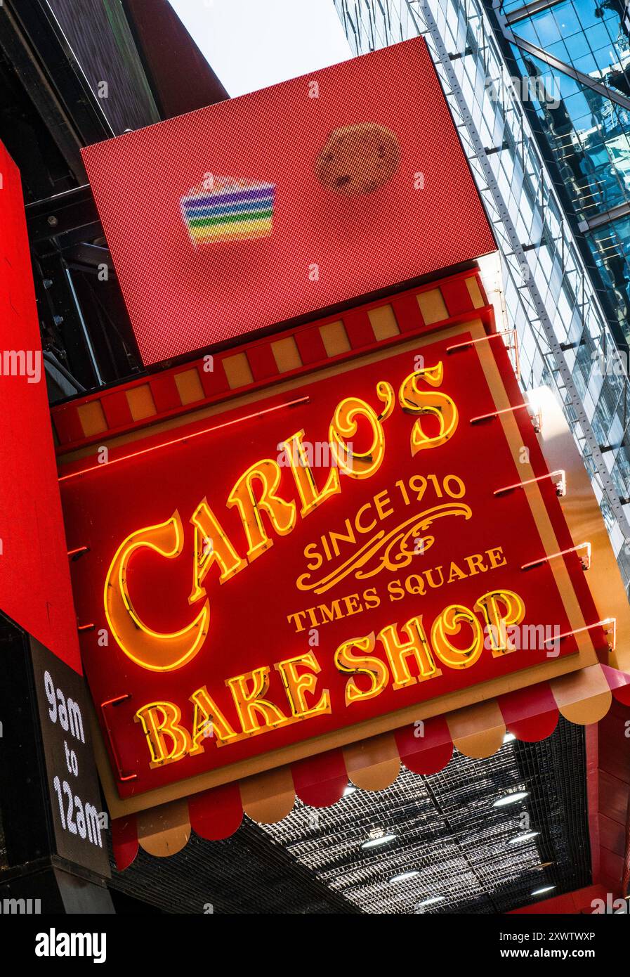 Carlos bake shop is located in the heart of Times Square and serves a ...
