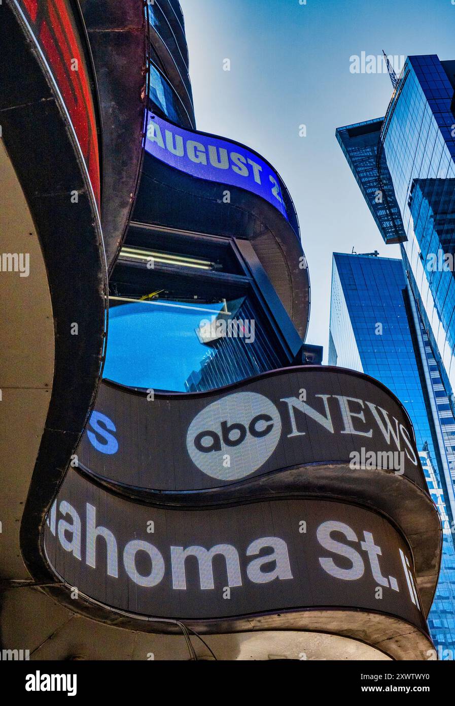 Electronic Advertising Billboards in Times Square, New York City, USA ...