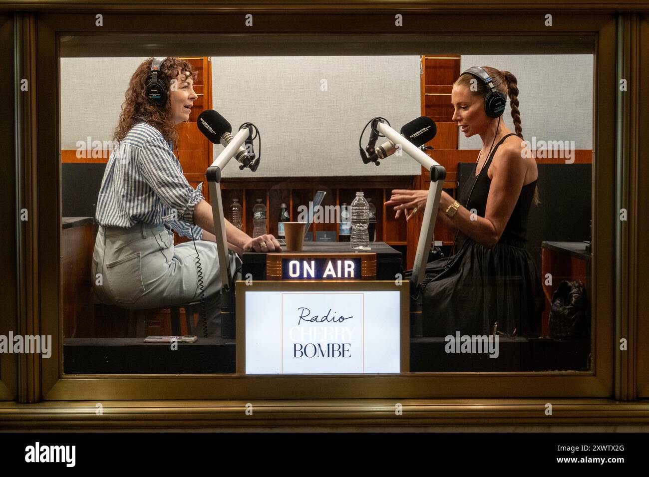 Kerry Diamond Interviewing a Guest live on The Cherry Bombe Podcast ...