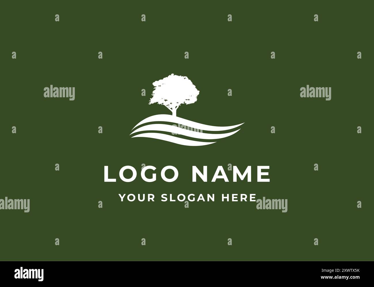 logo tree and garden or yard. Editable file Stock Vector Image & Art ...