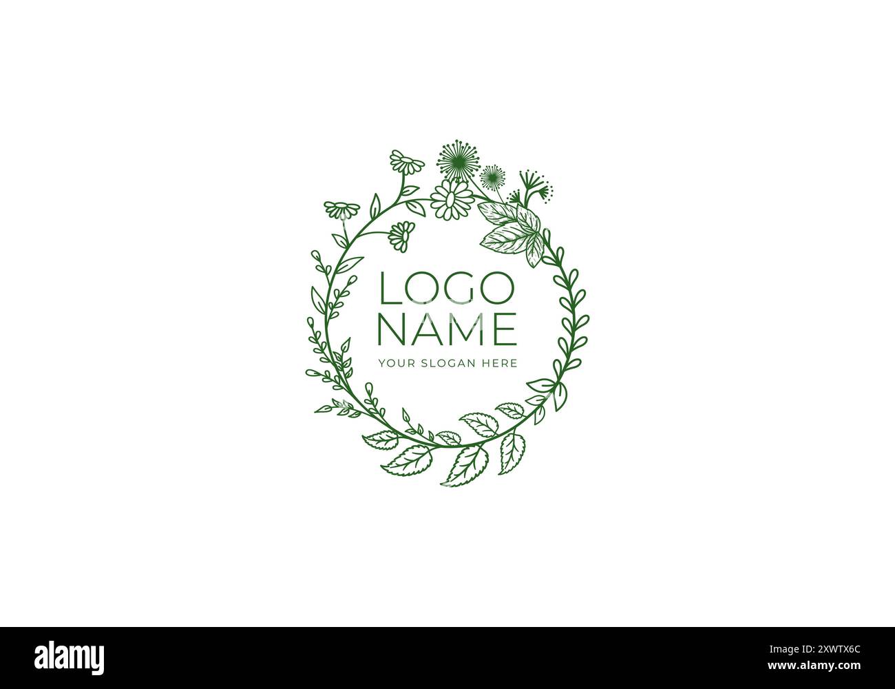 Wildflower clipart Stock Vector Images - Alamy
